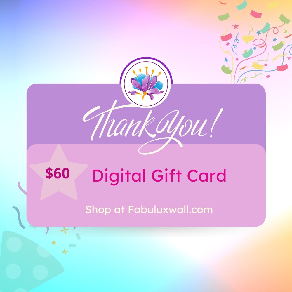 Thank You - Digital E-Gift Cards – Fabuluxwall